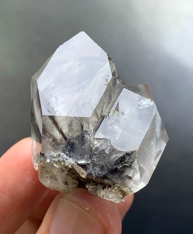 Natural Rare Brookite Included Twins Quartz Crystal From Baluchistan ...