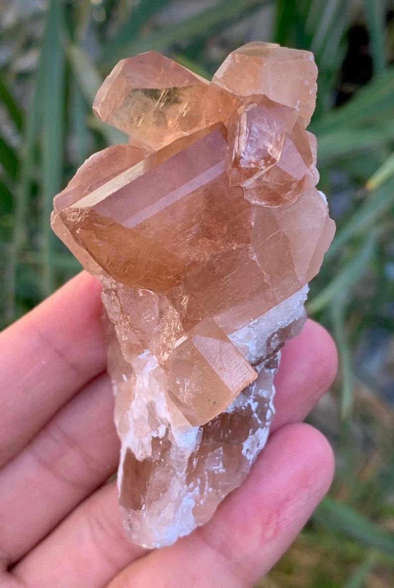 Stunning Golden Color Transparent Twins Topaz Crystal Specimen From ...