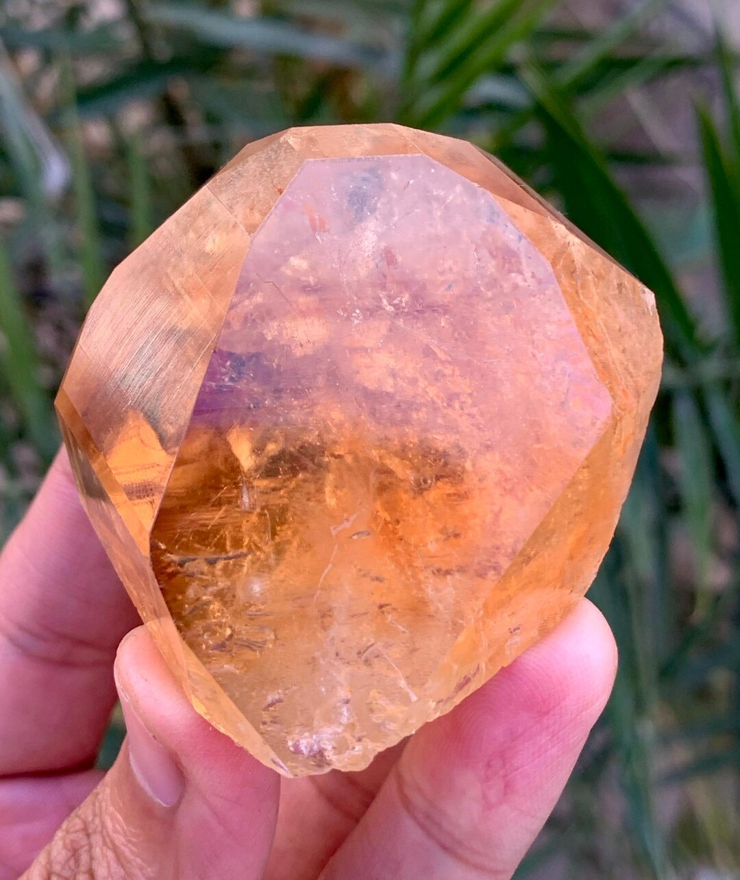 Stunning Golden Color Terminated Topaz Crystal From Skardu Mine, Raw ...