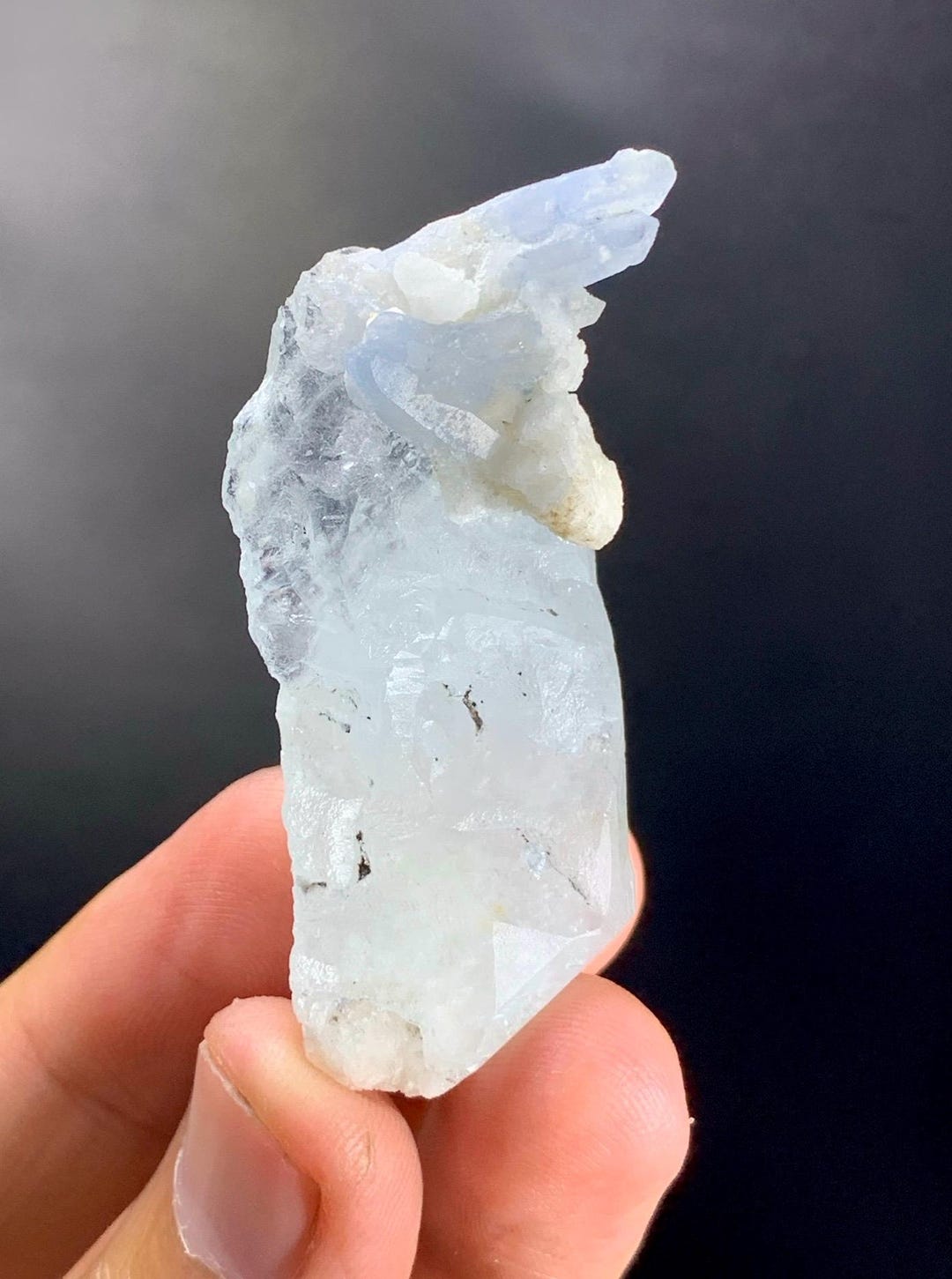 Natural Blue Quartz Crystal From Afghanistan Mine, Natural Mineral. 17 ...