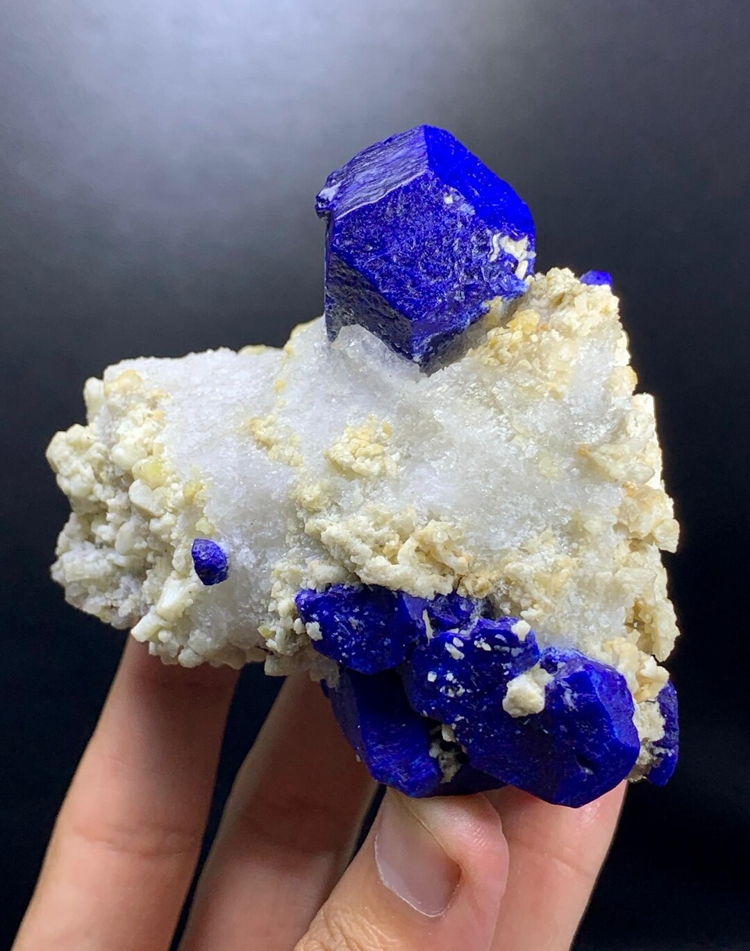 Natural Blue Color Lazurite Specimen From Badakshan Mine Afghanistan ...