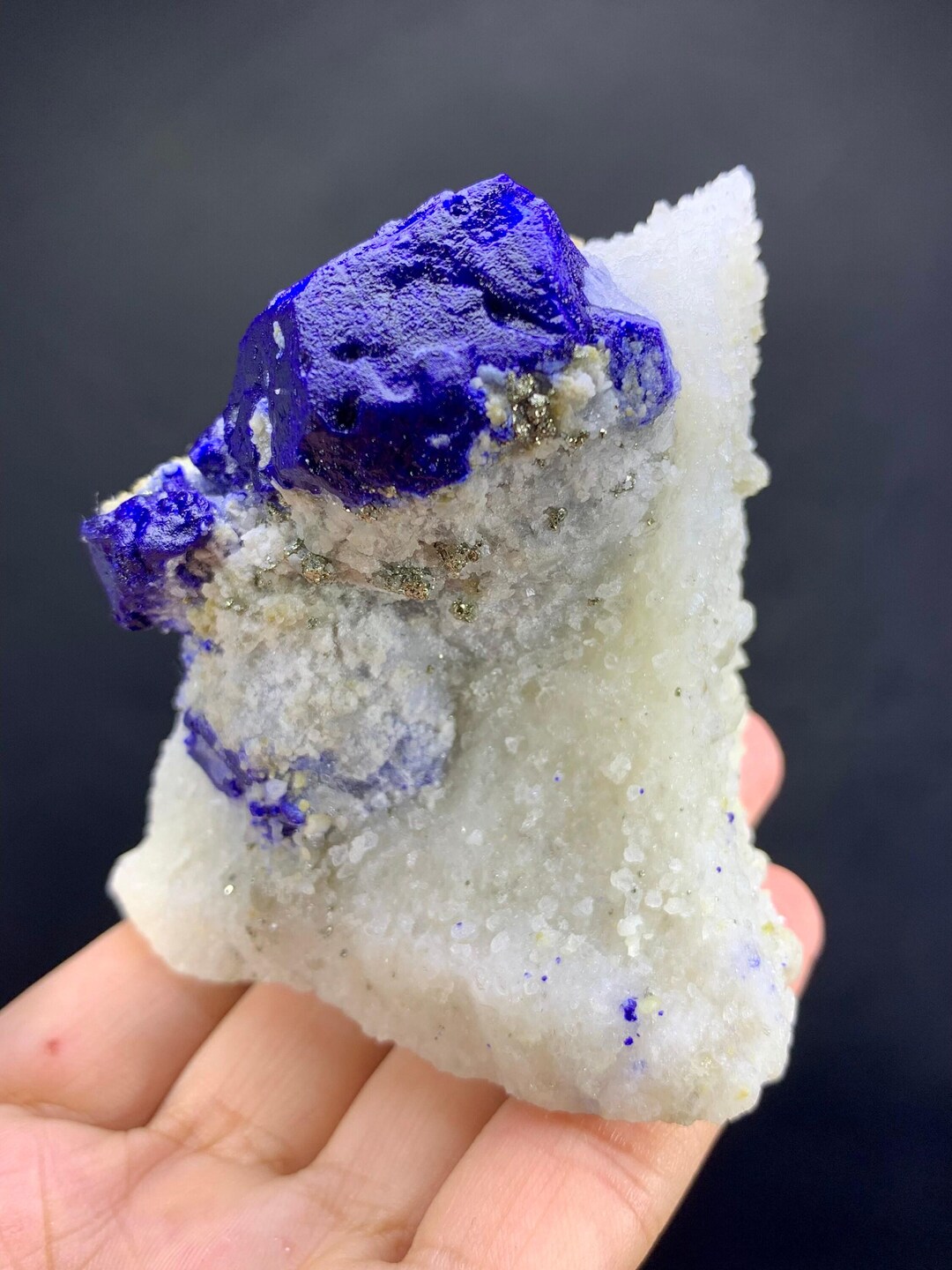 Natural Blue Color Lazurite Specimen From Badakshan Mine Afghanistan ...