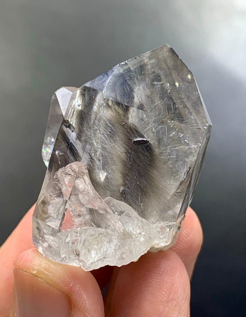 Natural Rare Brookite Included Twins Quartz Crystal From Baluchistan ...