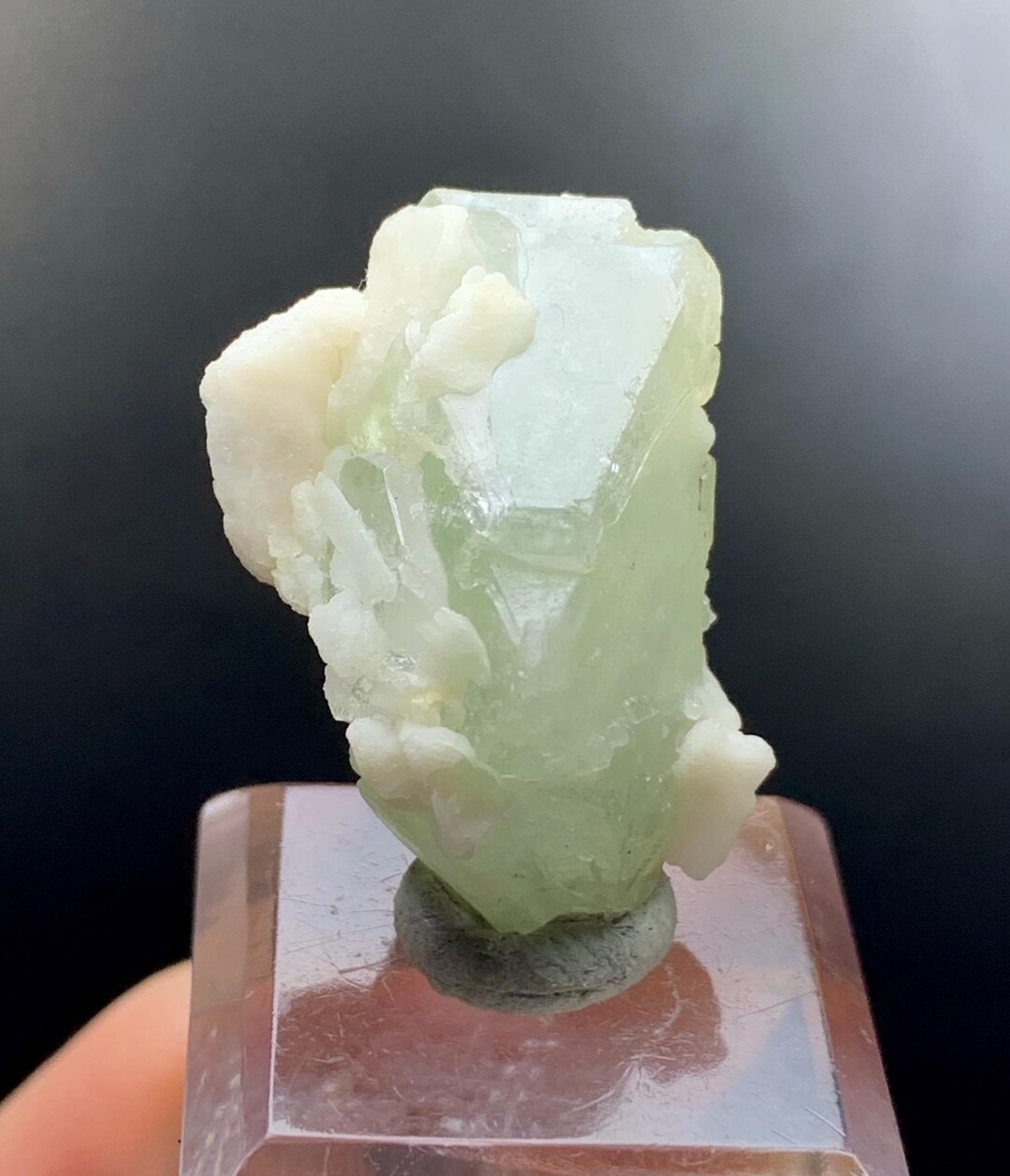 Natural Green Color Herderite Crystal From Skardu Mine. 6.90 Grams - Etsy