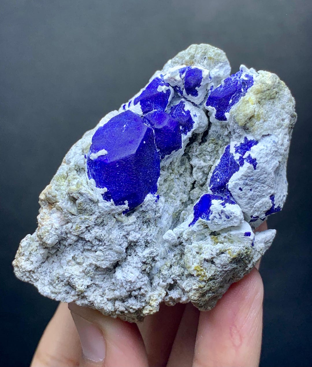 Natural Blue Color Lazurite Crystal Specimen From Badakshan Mine ...