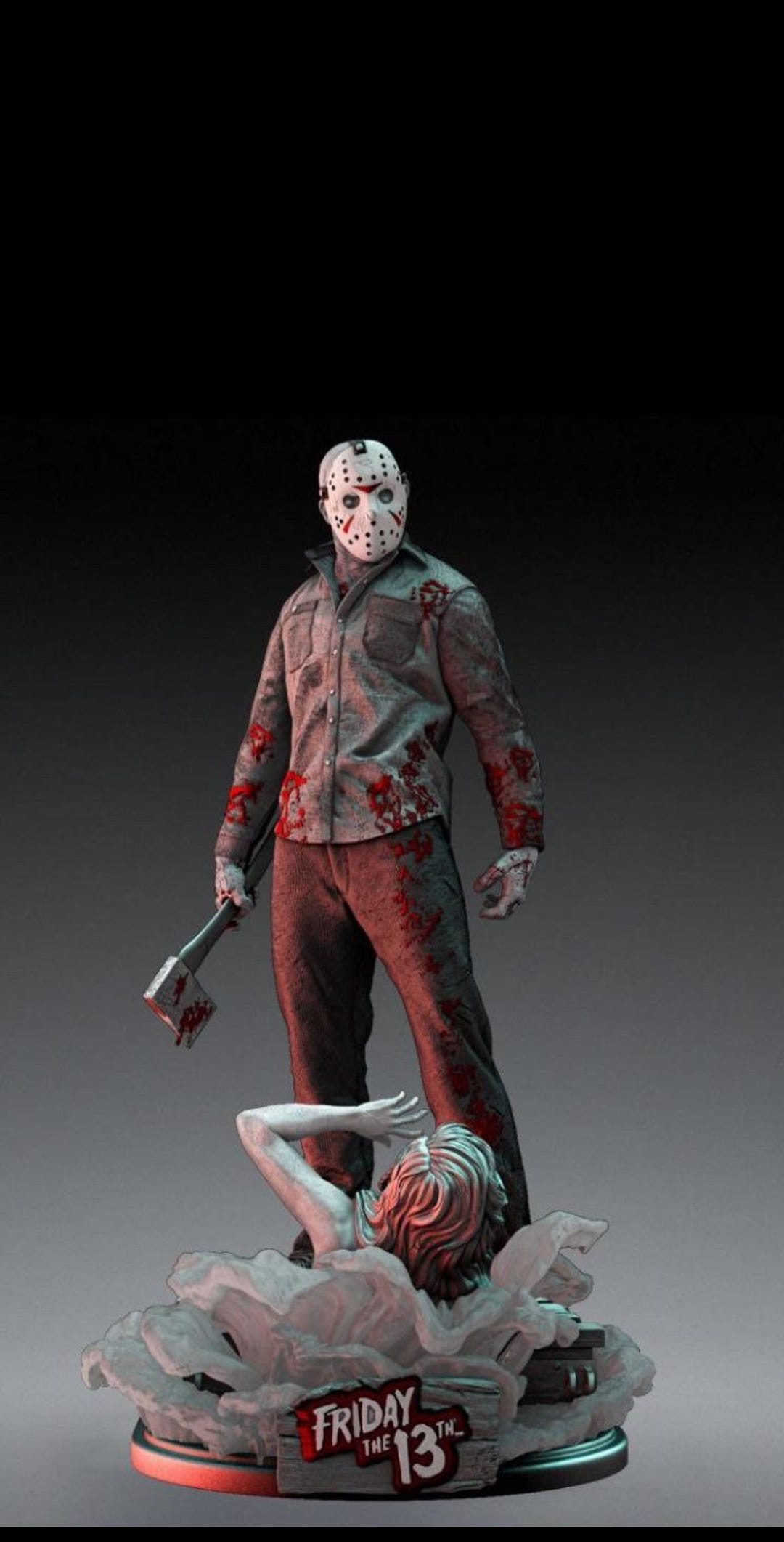 3D Printed Masked Slayer Hand Painted Collectible Figurine - Etsy