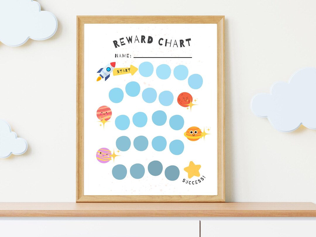Potty Training Chart Printable, Toddler Potty Reward Chart, Printable ...