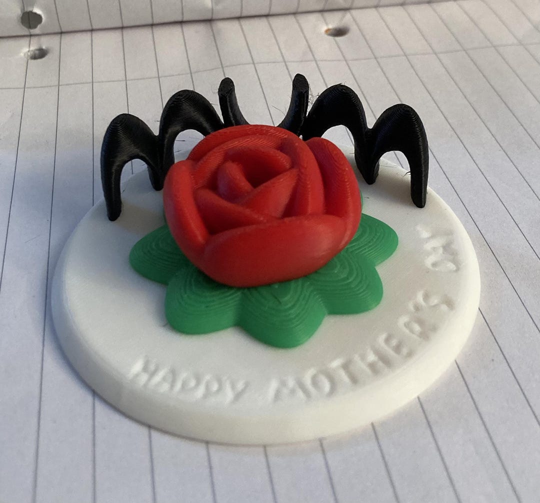 3D Printed Mother's Day Flower Gift - Etsy
