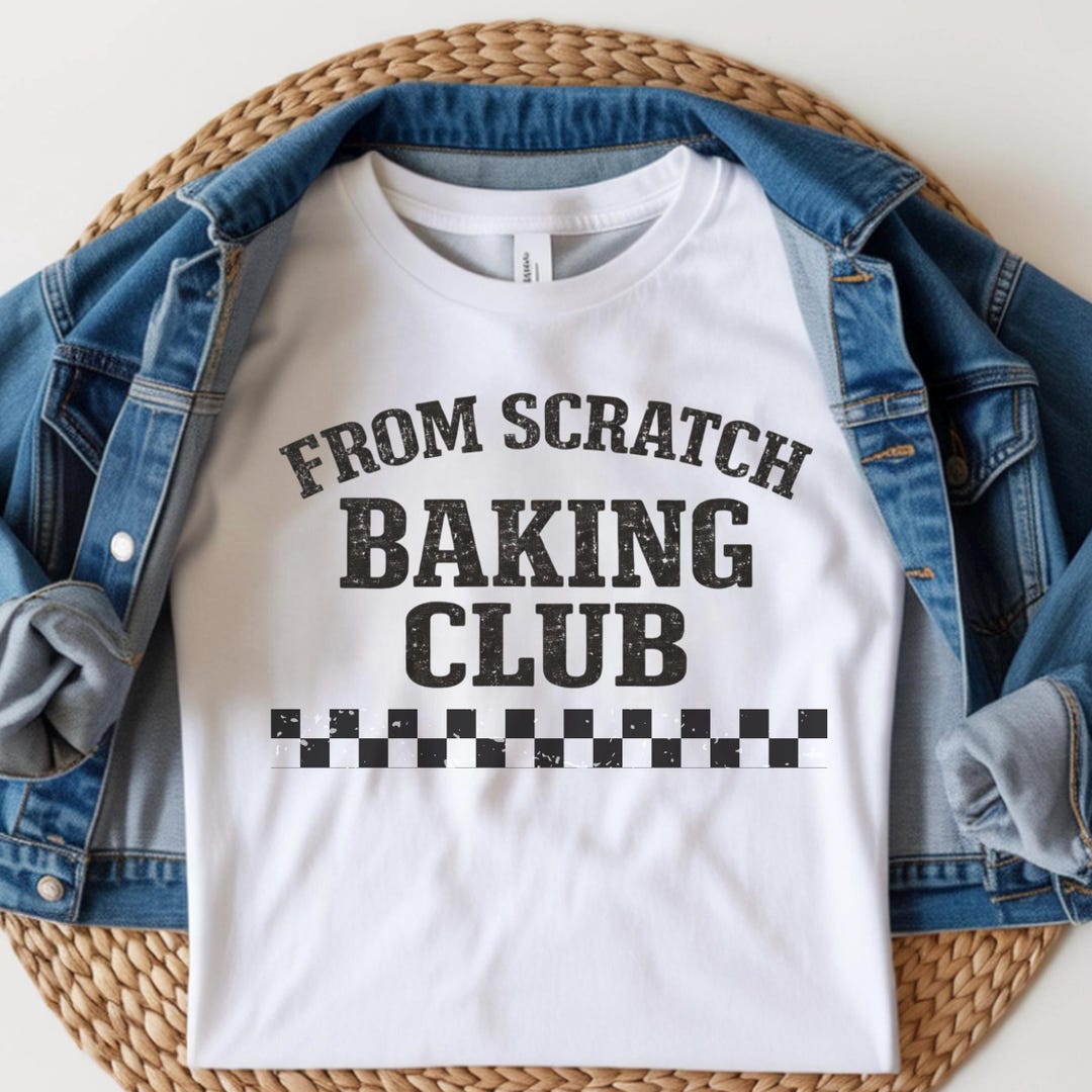 From Scratch Baking Club PNG | Farmhouse Baking Design | Retro ...