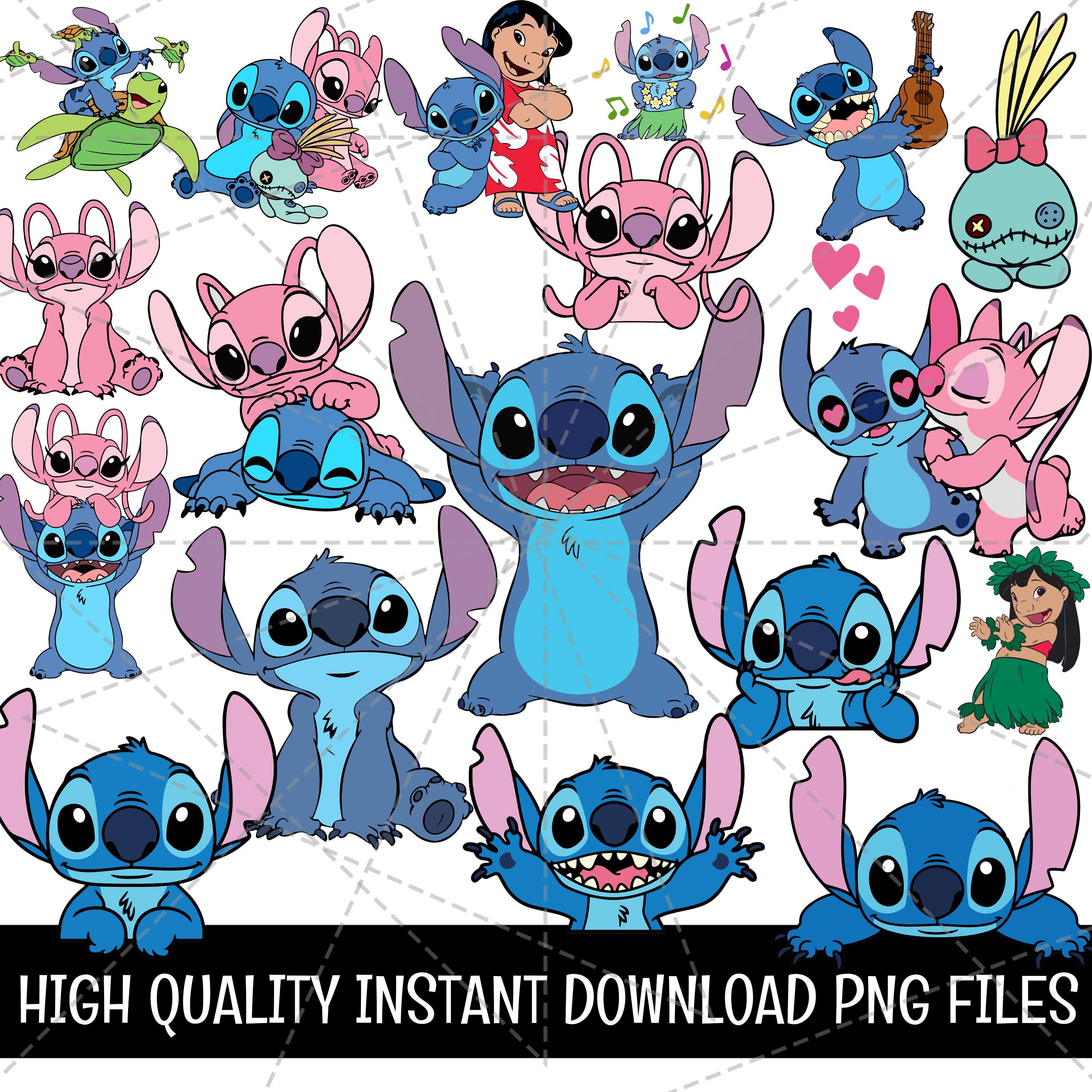 Stitch Clipart, 30 Stitch Png, Stitch PNG Bundle, Stitch Clip Art ...