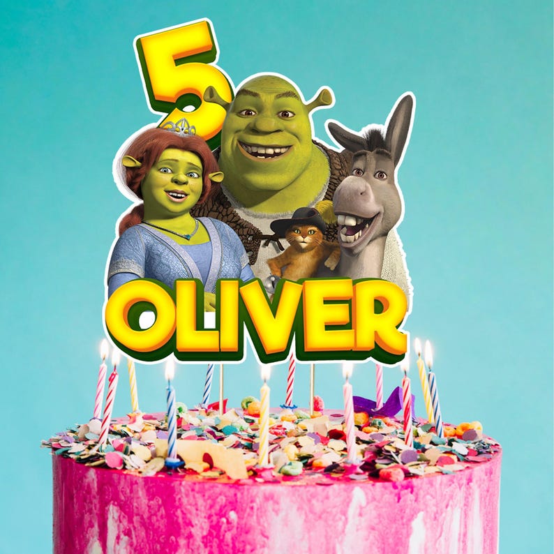 Printable Custom Rek Cake Topper, Birthday Party Cake Topper,birthday ...