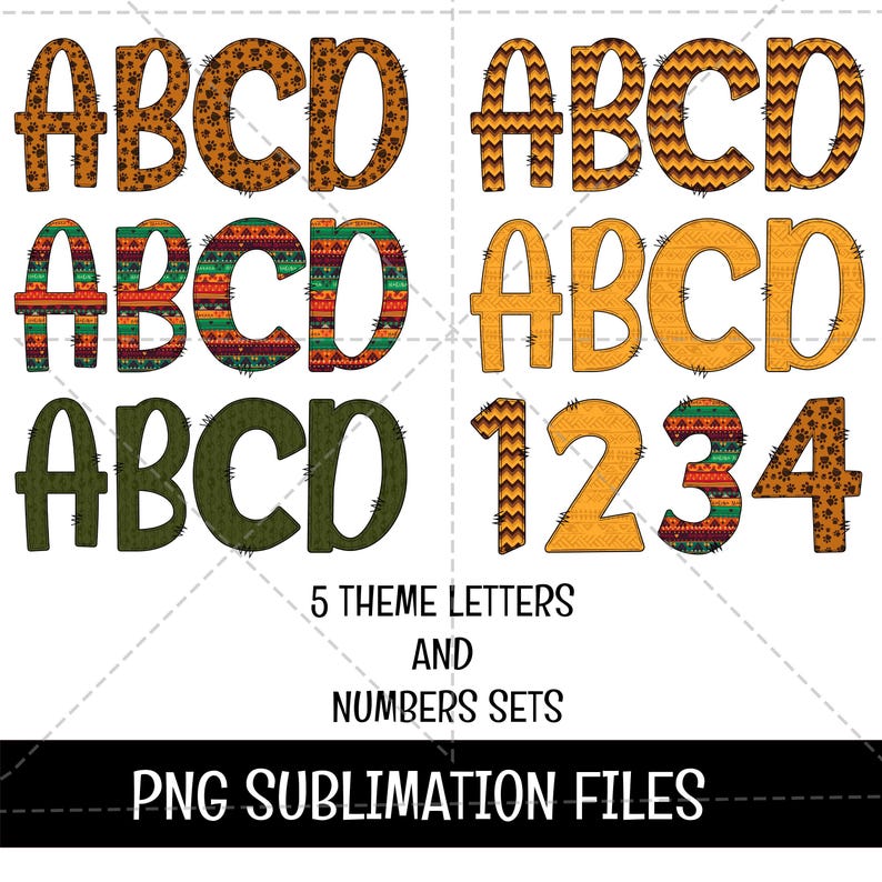 Lion King Doodle Alphabet Bundle, Simba PNG Letters, Numbers, Lion King ...