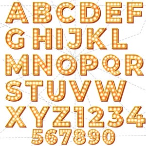 Sing 2 Alphabet Bundle, Sing 2 PNG Letters, Numbers, Sing 2 Clipart ...