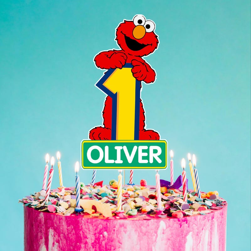 Elmo Cake Topper - Etsy