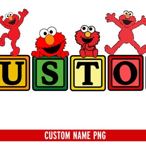 Elmoo Custom Name PNG - Elmoo Personalized Name Png - Elmoo Custom Name ...