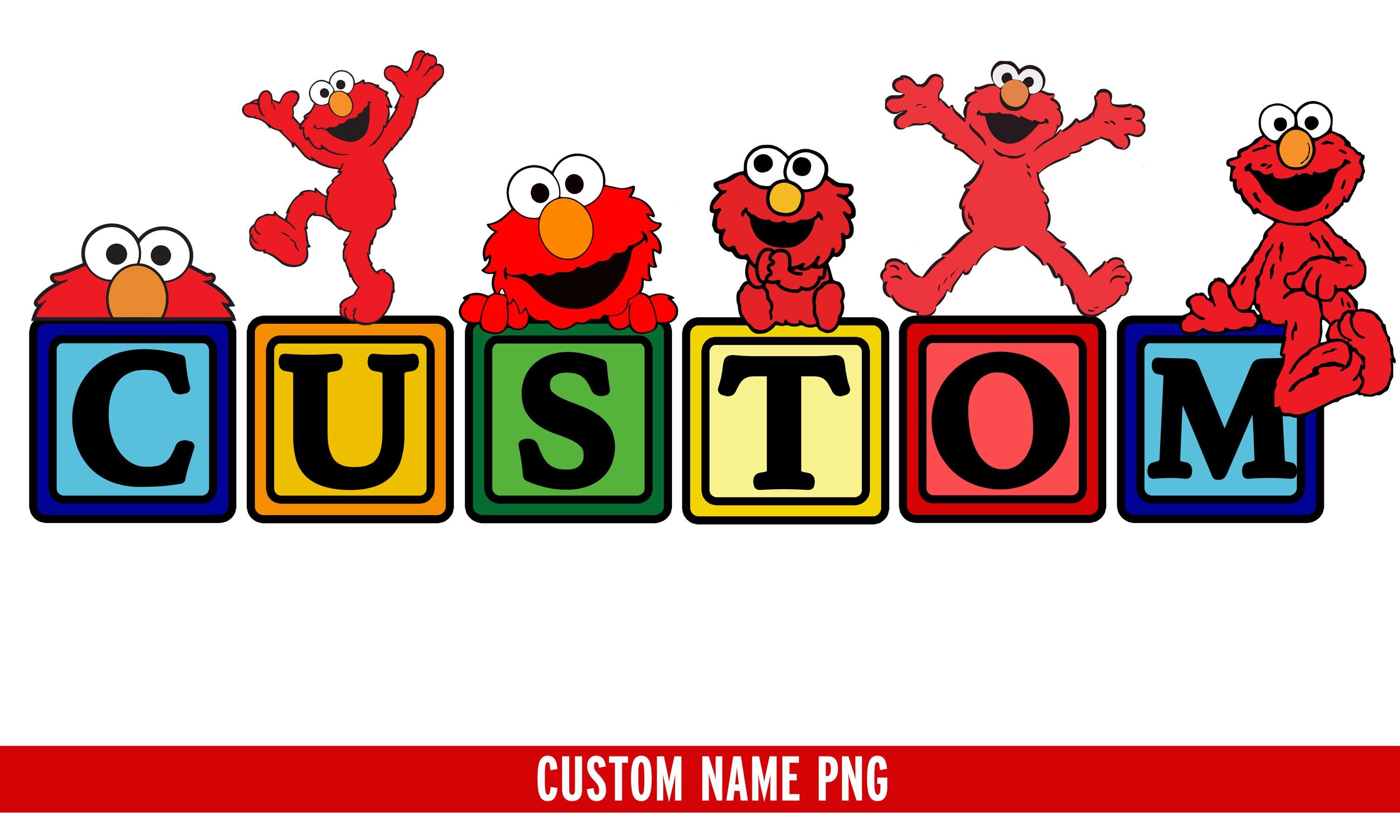 Elmoo Custom Name PNG - Elmoo Personalized Name Png - Elmoo Custom Name ...