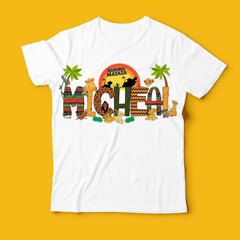 Lion King Doodle Alphabet Bundle, Simba PNG Letters, Numbers, Lion King ...