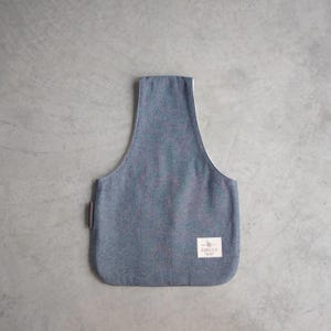 Project Bag, Medium Gray Knitting Bag, Yarn Bag - Etsy
