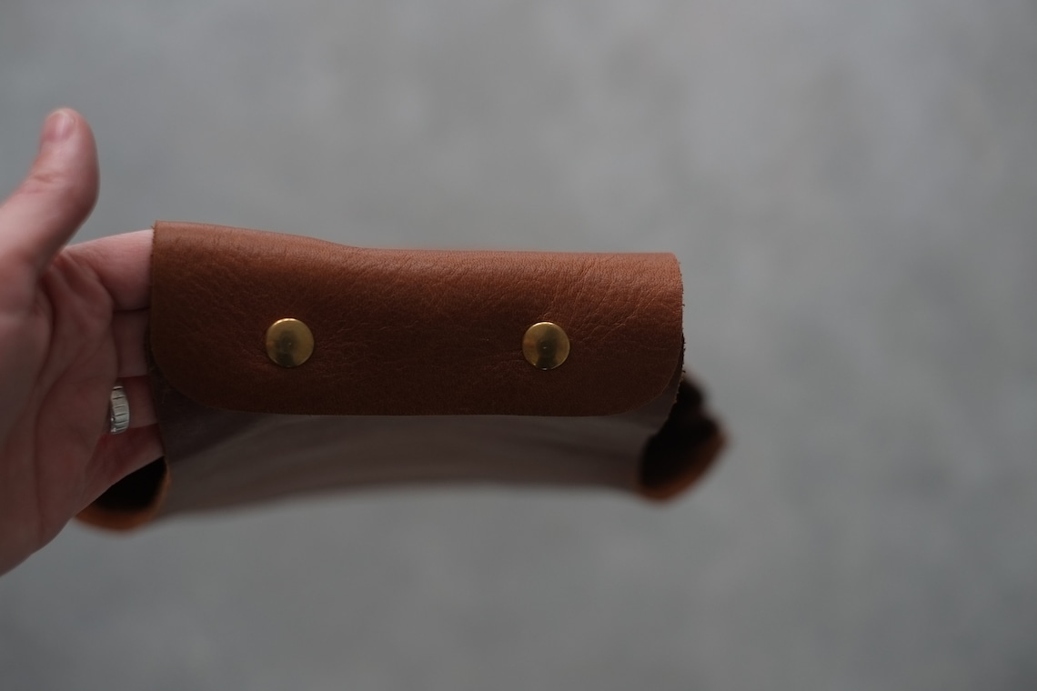 Leather Knitting Project Bag Leather Knitting Bag Leather - Etsy