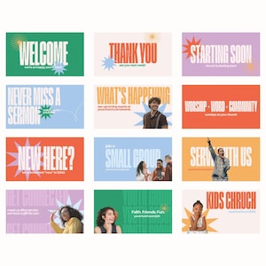 Church Powerpoint, Church Slides, Pre Service Slides, Church Media Kit ...