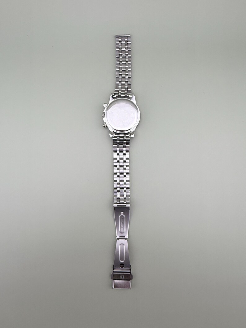 Stauer Chronograph Tachymeter Men’s Watch Quartz 42.8mm Black Dial - Etsy