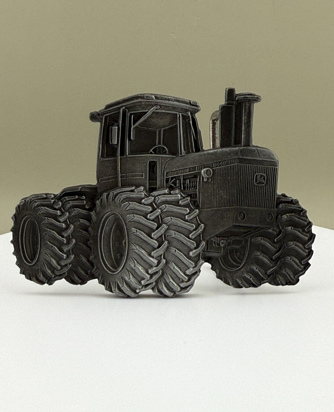 1980 John Deere 8440 Pewter Tractor Belt Buckle Vintage Deere & Company ...