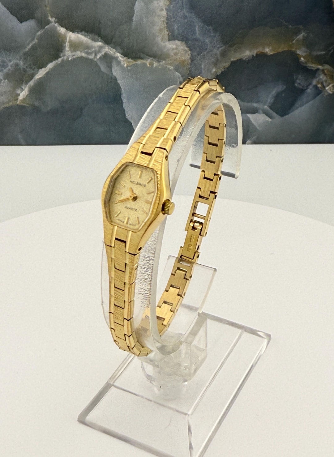 Vintage Helbros Petite Women’s Gold-tone Quartz Watch – Octagonal Case ...