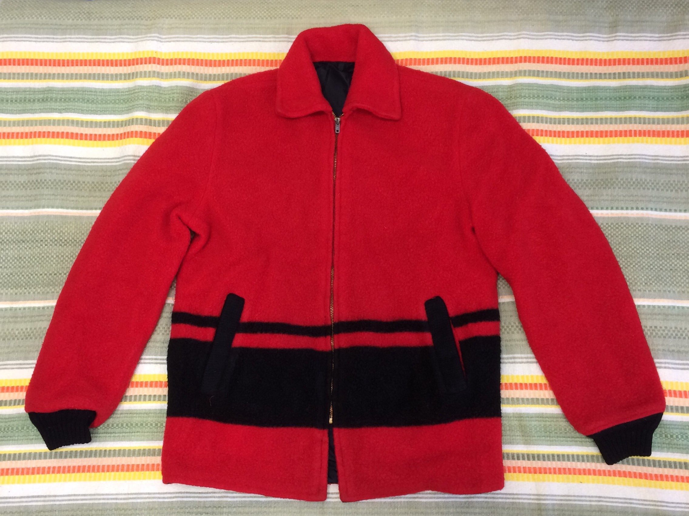 1950s Red Car Coat - Etsy
