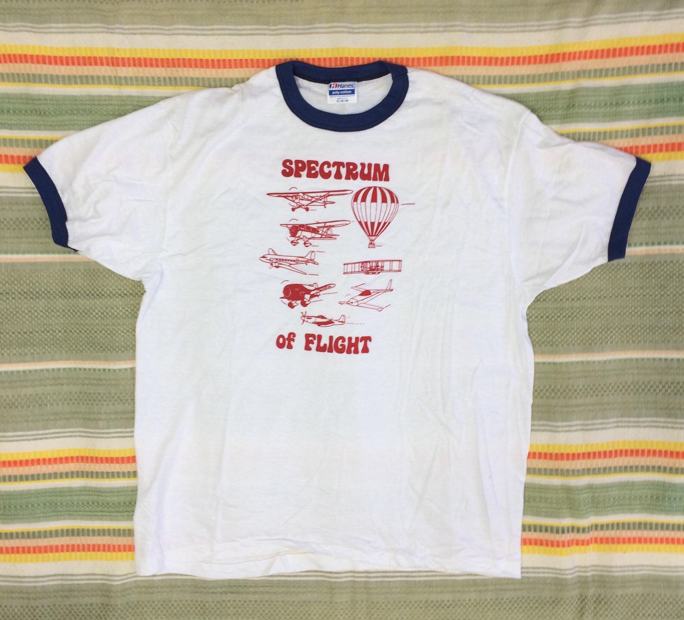 Deadstock 1980s Spectrum of Flight airplanes hot air balloons | Etsy