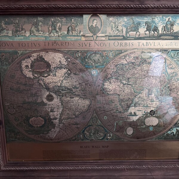 Gold Foil World Map - Etsy