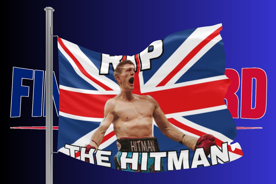 Ricky Hatton Flag - the Hitman, RIP Ricky Hatton Flag, 3X5FT, 4 Eyelets ...