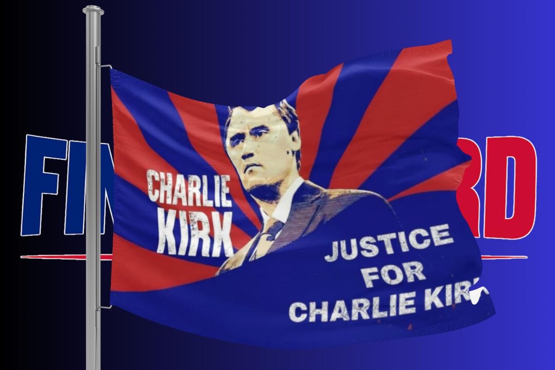 Bandera de Charlie Kirk - Turning Point USA, bandera RIP Charlie Kirk ...