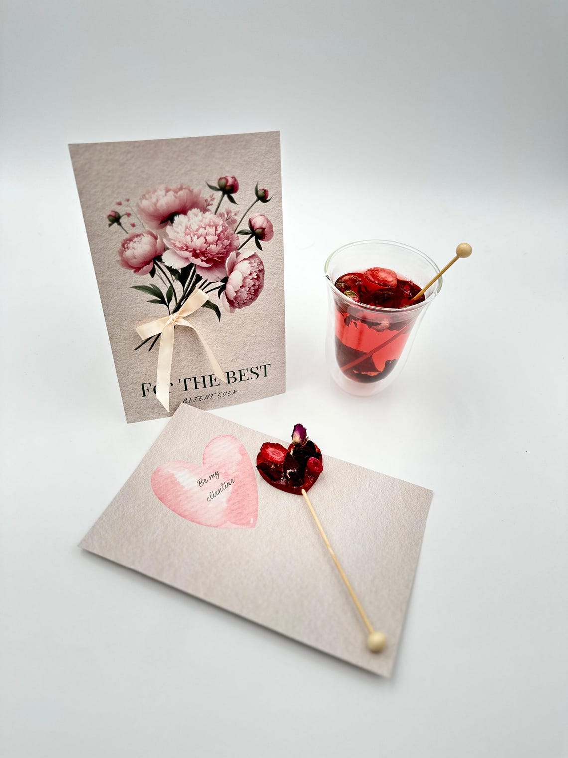 Handcrafted Tea Lollipop With Card: Client Gift Set - Etsy