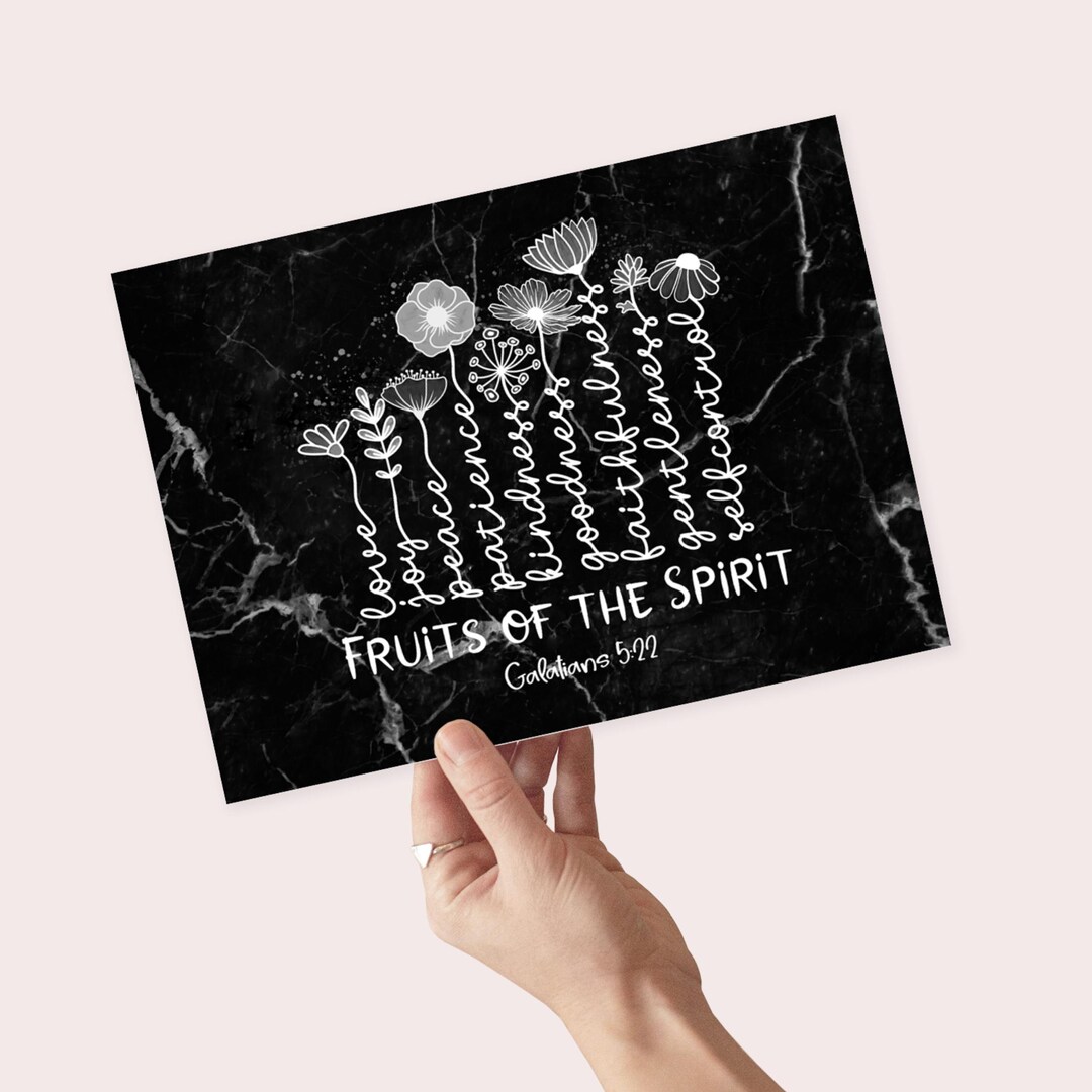 Fruit of the Spirit Tiles, Ceramic Accent Decorative Tile, Christian ...