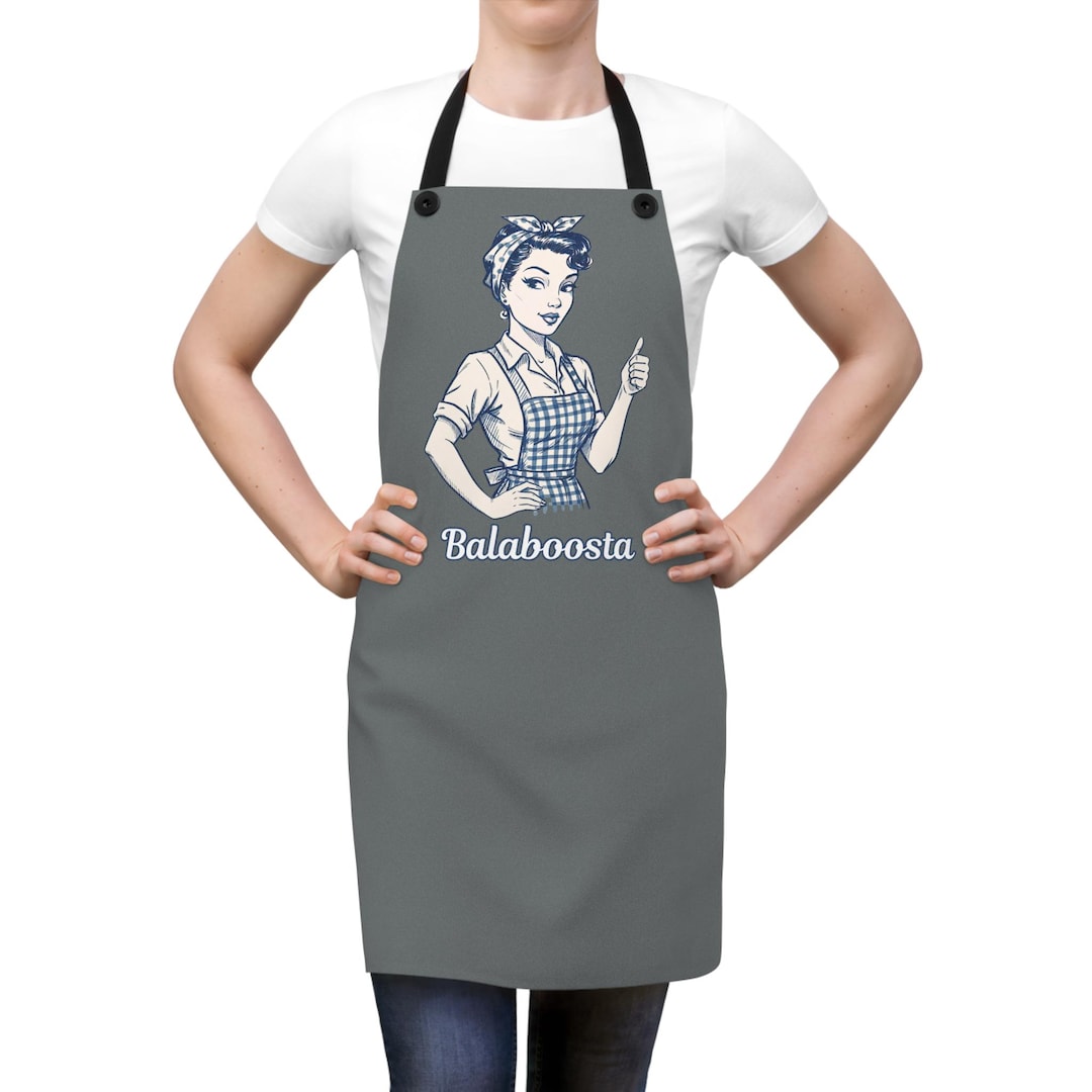 Yiddish Balaboosta Apron, Jewish Mom Grandma Kitchen Gift - Etsy