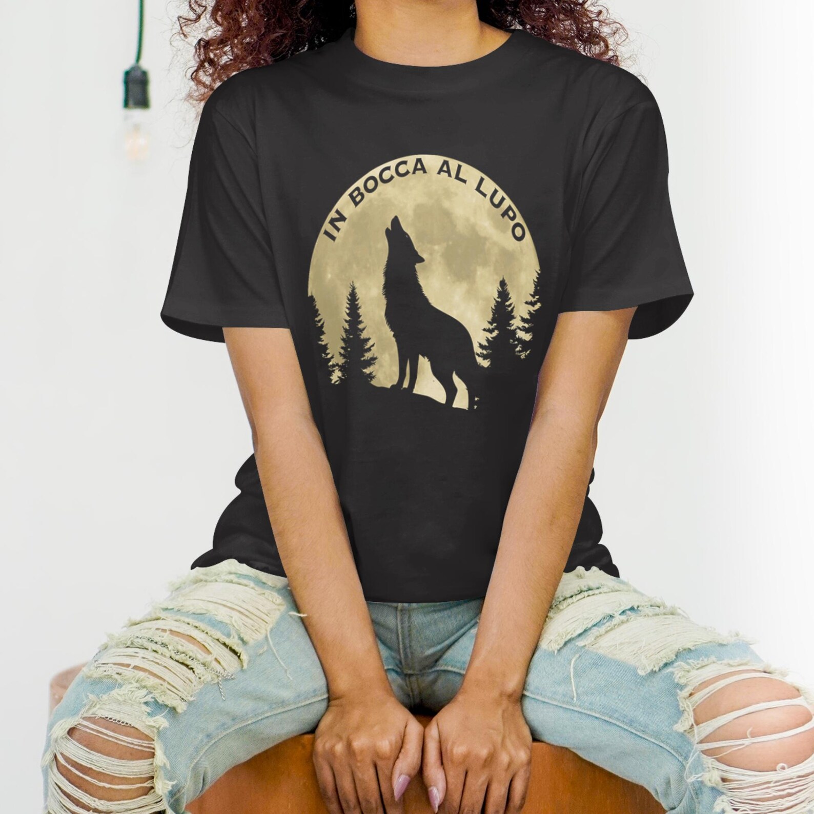 In Bocca Al Lupo T-shirt, Italy Good Luck Shirt, Italian Language ...