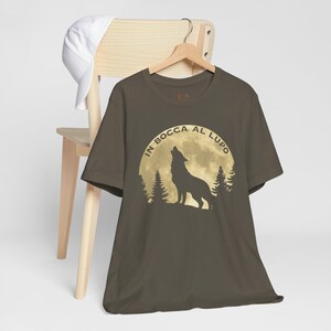 In Bocca Al Lupo T-shirt, Italy Good Luck Shirt, Italian Language ...