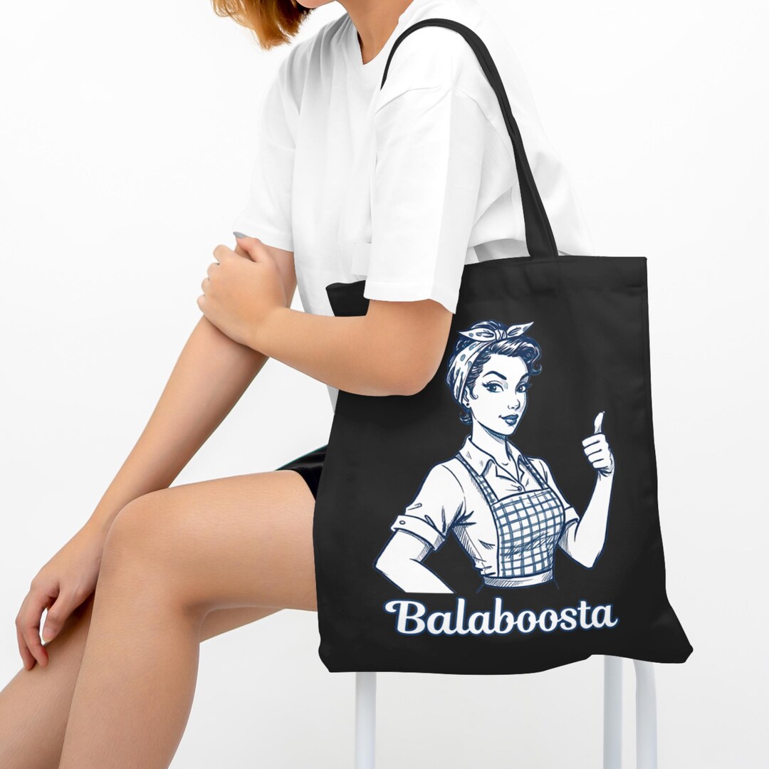 Yiddish Balaboosta Tote, Funny Jewish Bag, Hanukkah Gift - Etsy
