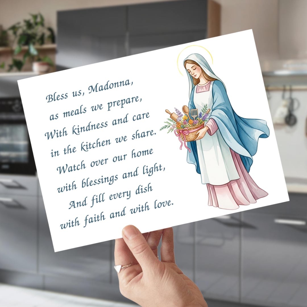 Catholic Kitchen Madonna Decorative Accent Tile, Religious Gift - Etsy