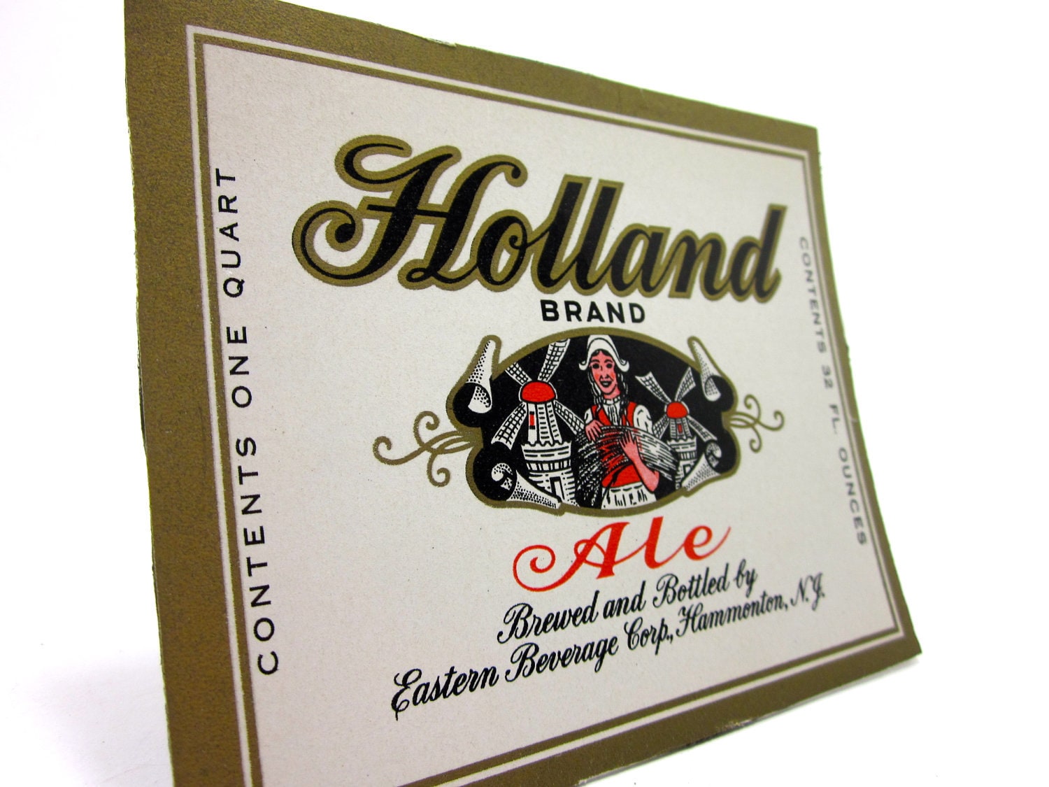 Upcycled Vintage Holland Beer Label Magnet - Etsy
