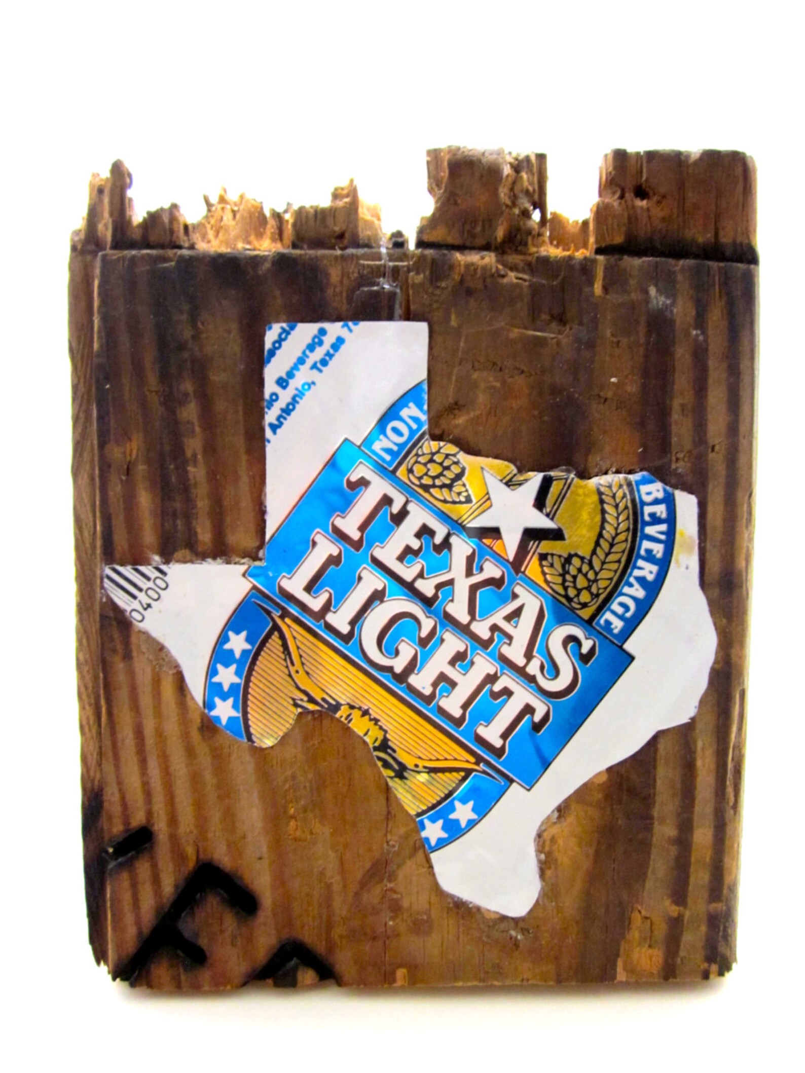 Mini State of Texas Made From a Texas Light Beer Can - Etsy