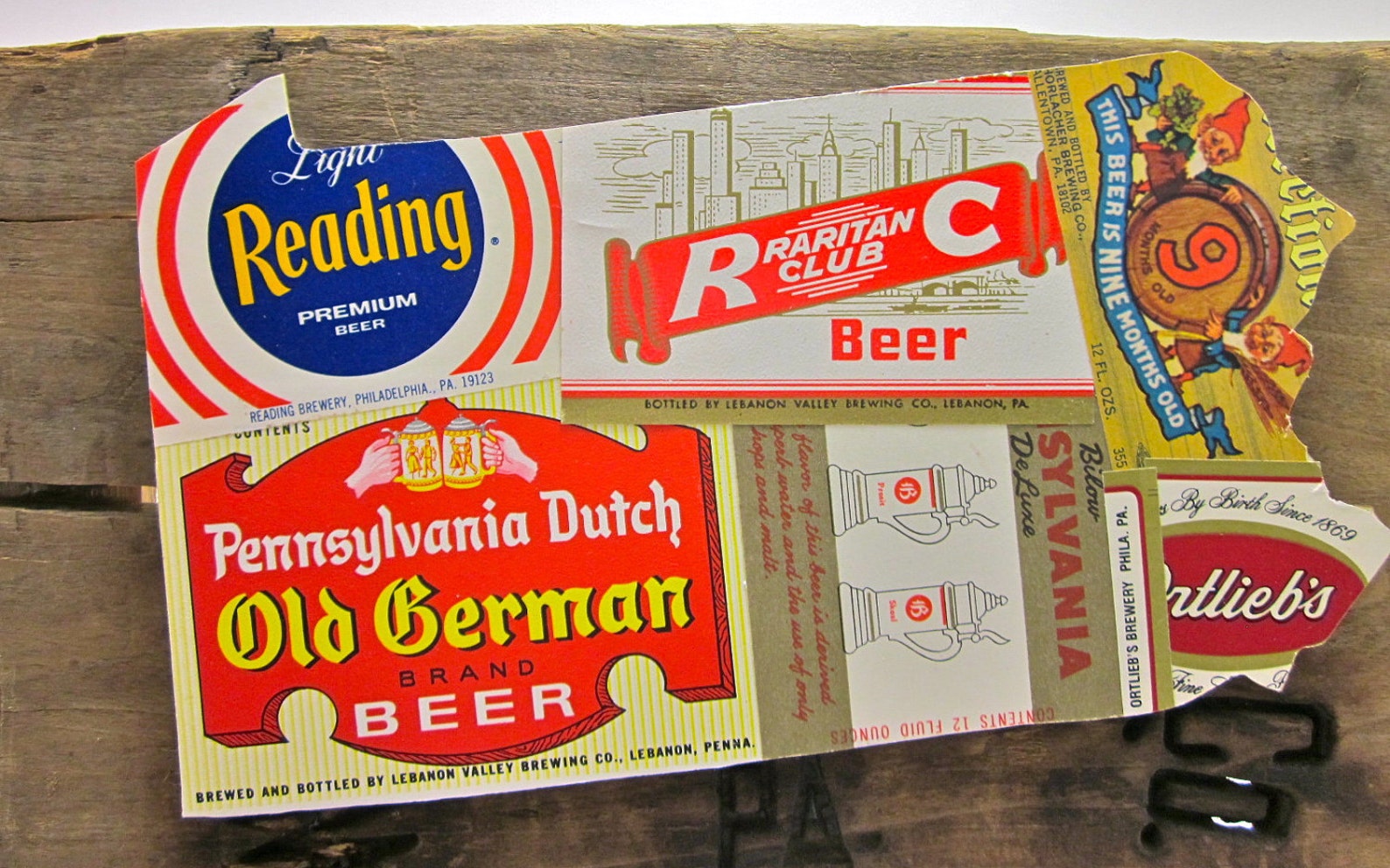 State of Pennsylvania Made With Upcycled PA Beer Labels - Etsy
