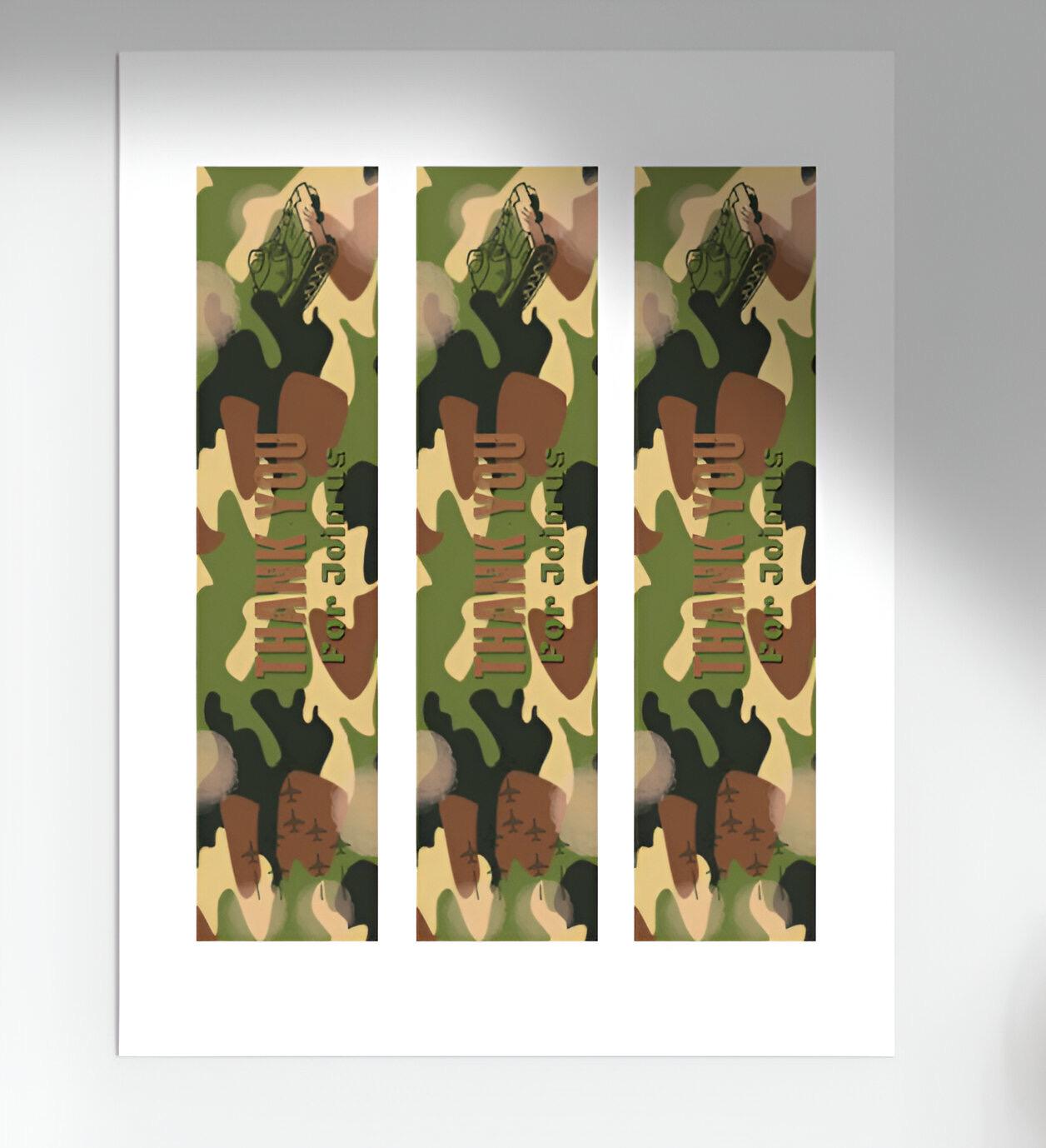 Camo Army Water Bottle Labels, Military Baby Shower (PDF) - Etsy