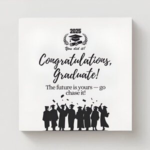 Class of 2025 Graduation Favor Tags: Printable Congrats Grad Gift (PDF ...
