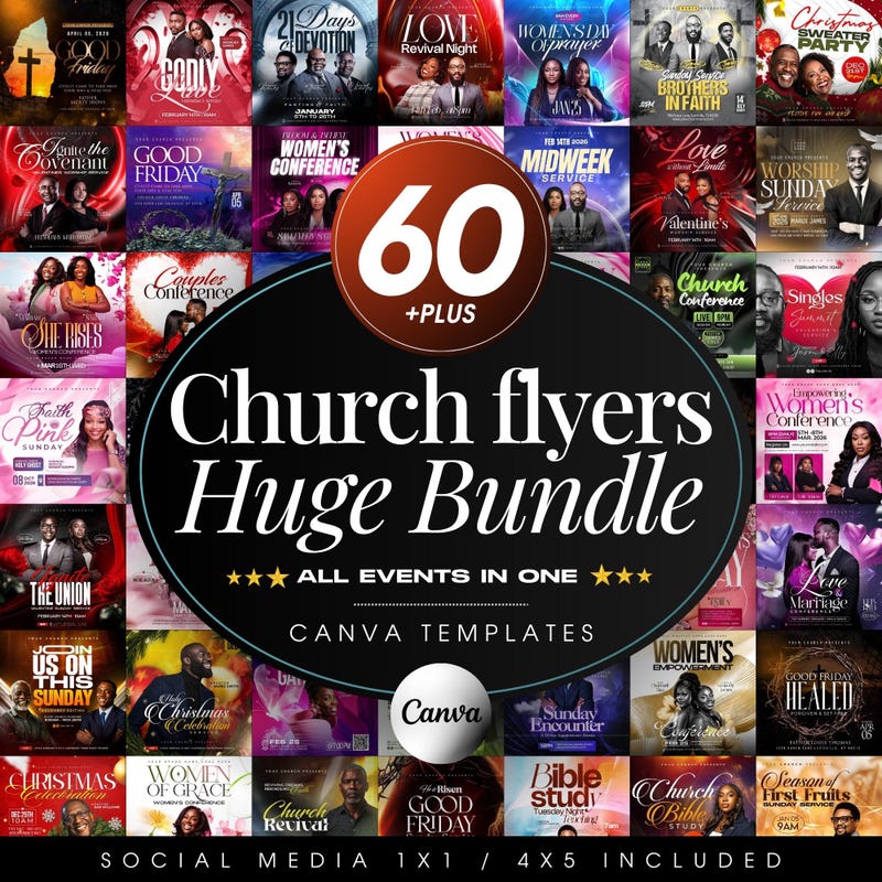 Church Logo Design Flyer - Etsy