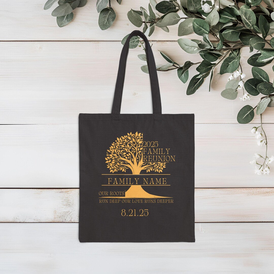 Personalized Family Reunion Tote Bag Family BBQ Cookout Custom Family ...