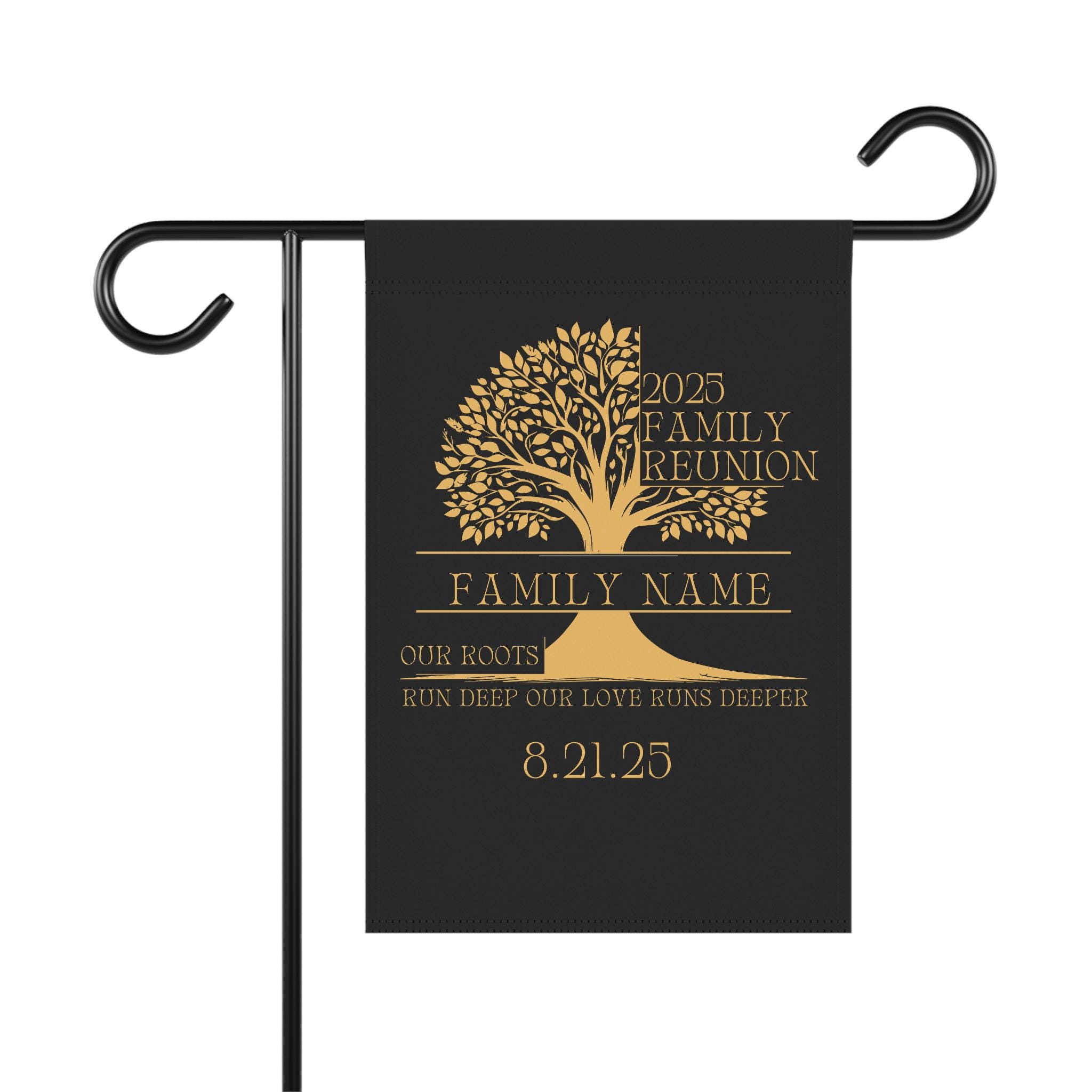Custom Family Reunion Banner Custom Garden Decor Tree of Life Design ...