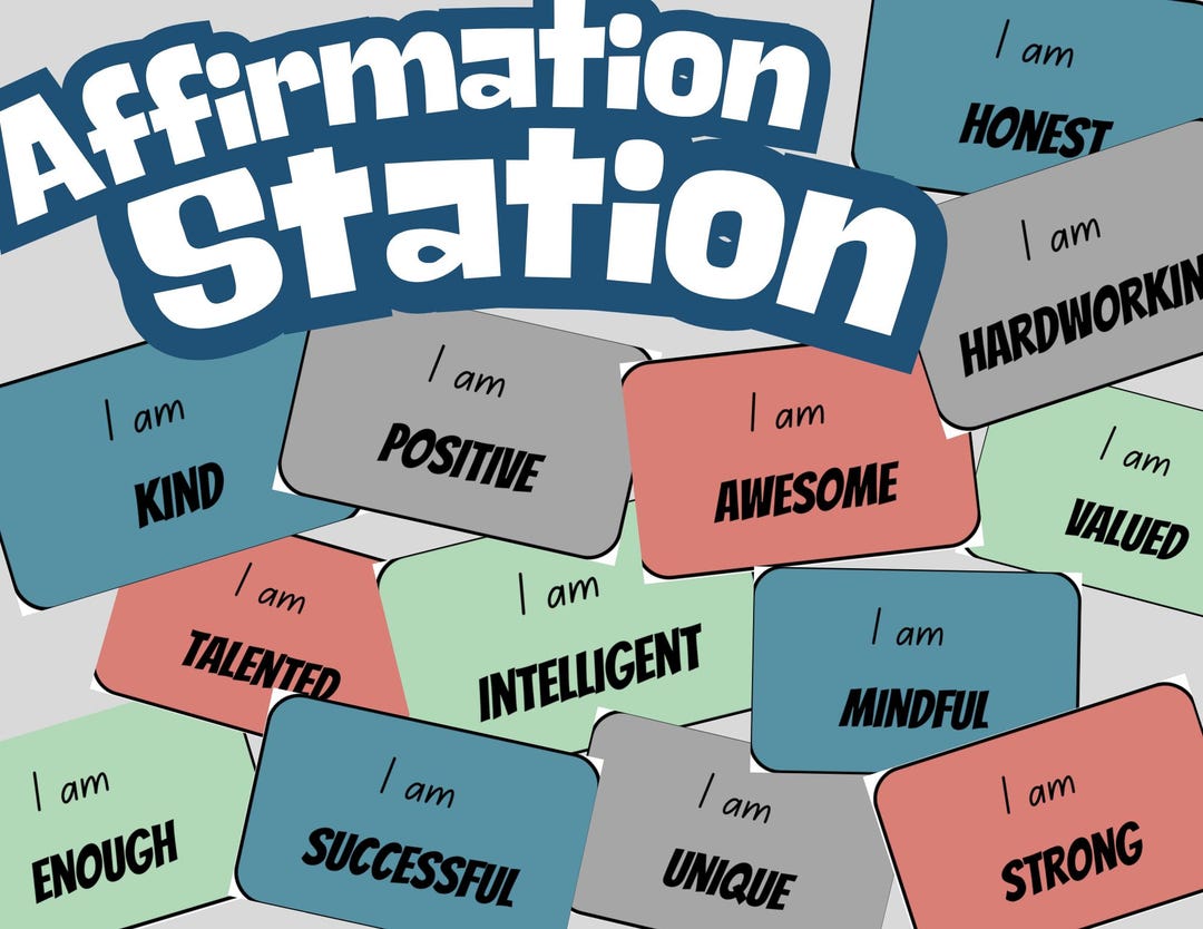 Affirmation Station Cards - Etsy