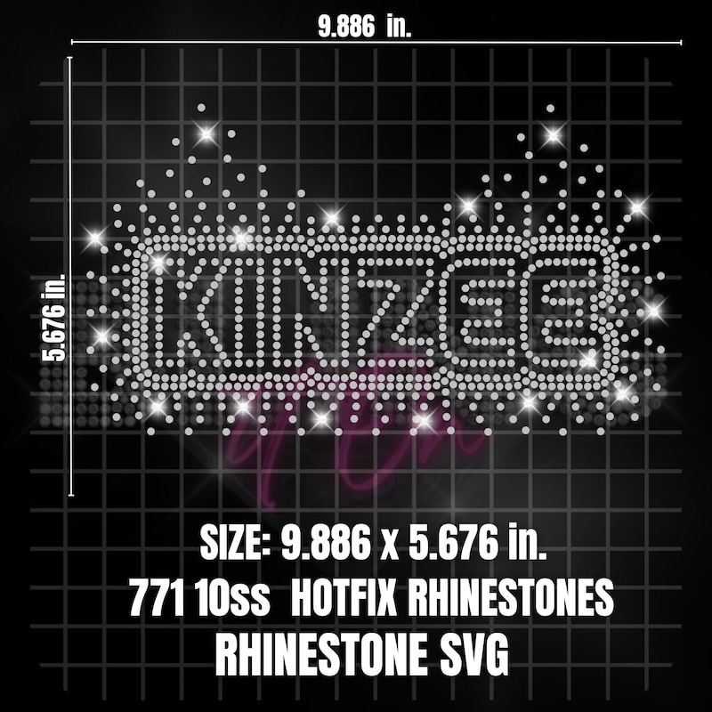Rhinestone Svg - Etsy