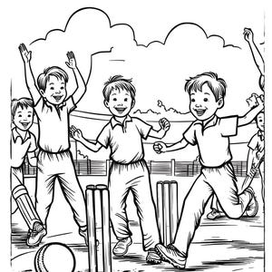 Kids Sports Coloring Pages – Fun Printable Activity Book for Boys ...